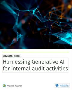 Harnessing Generative AI for internal audit activities - IIA